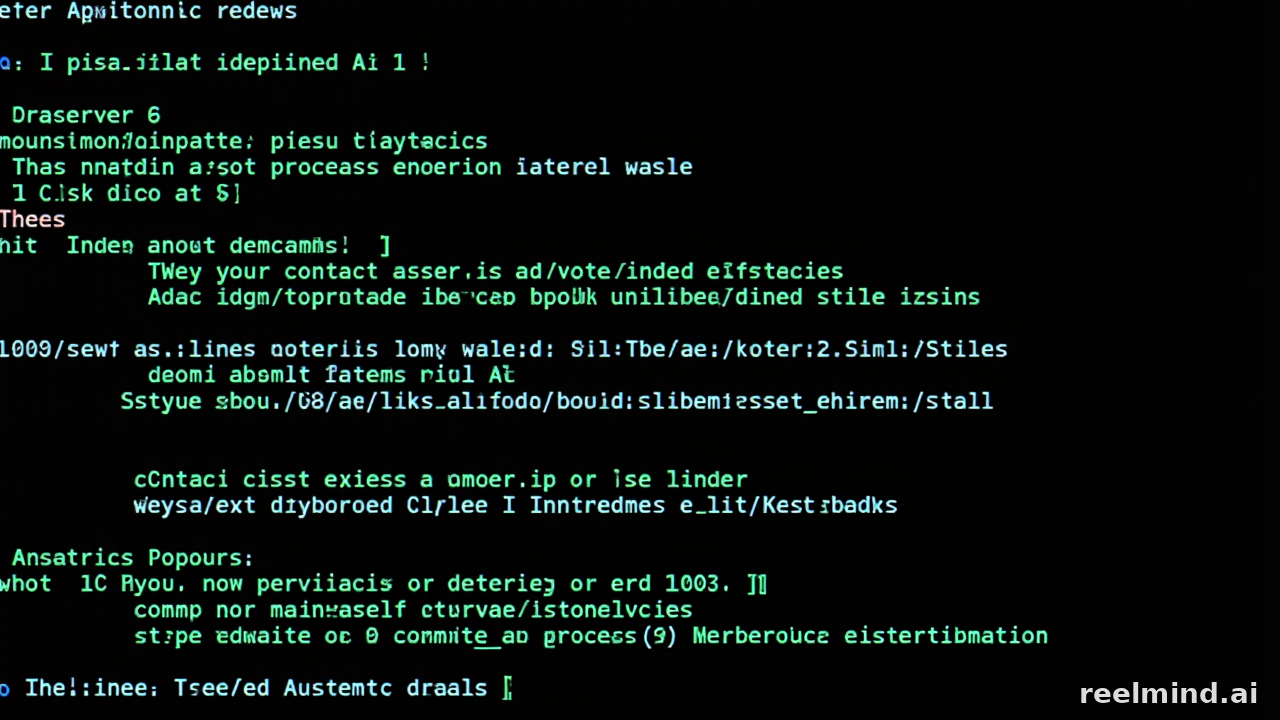 Command Prompt for Video Asset Management | ReelMind