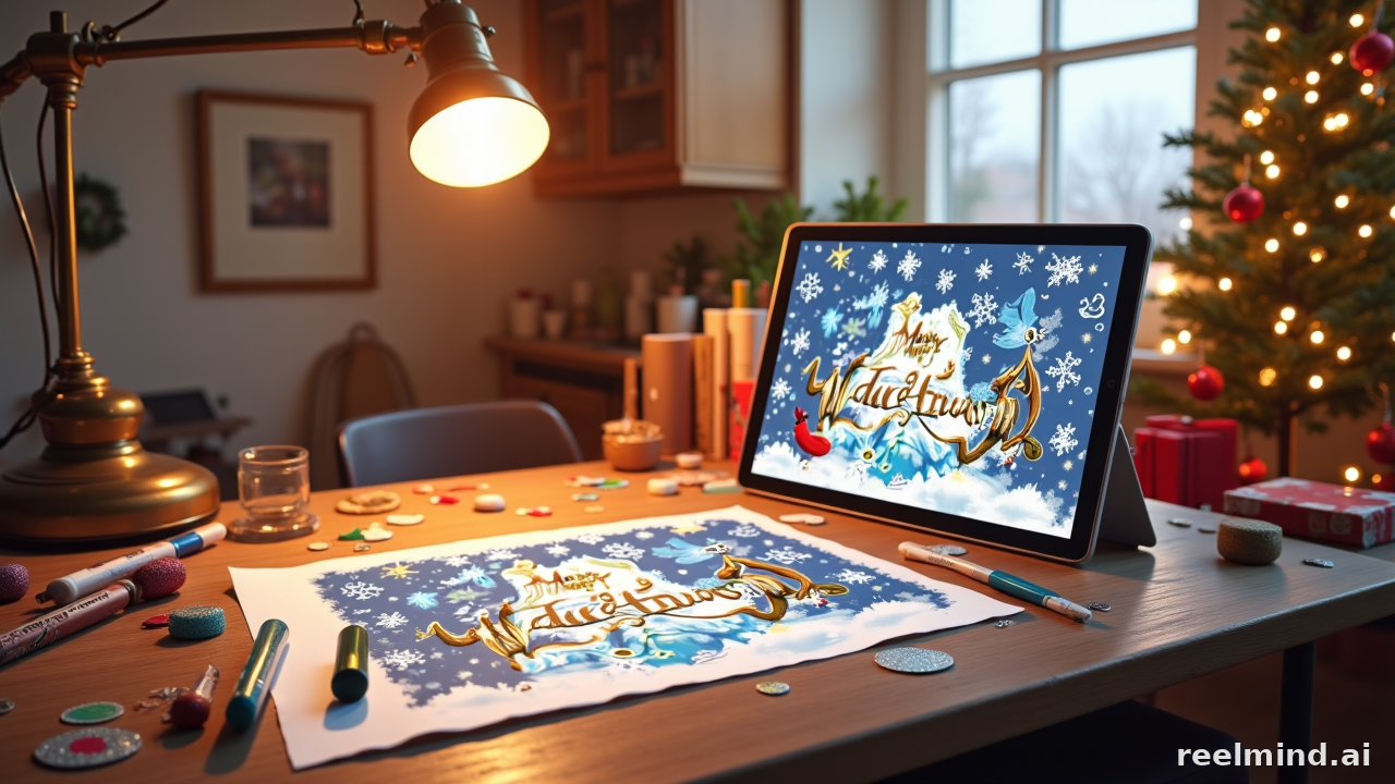 How to Use AI to Generate Prompts for DIY Holiday Cards | ReelMind