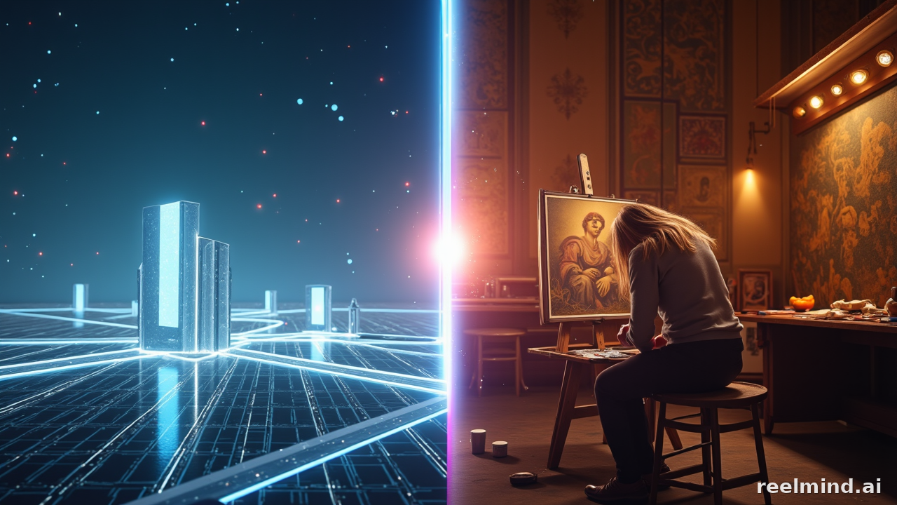 AI-Generated Images vs. Human Art: The Debate | ReelMind