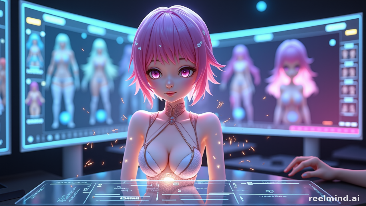 Create Your Own AI Hentai Game Characters Easily | ReelMind