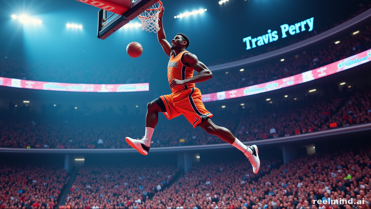 Make Travis Perry Basketball Highlights Look Professional with AI ...