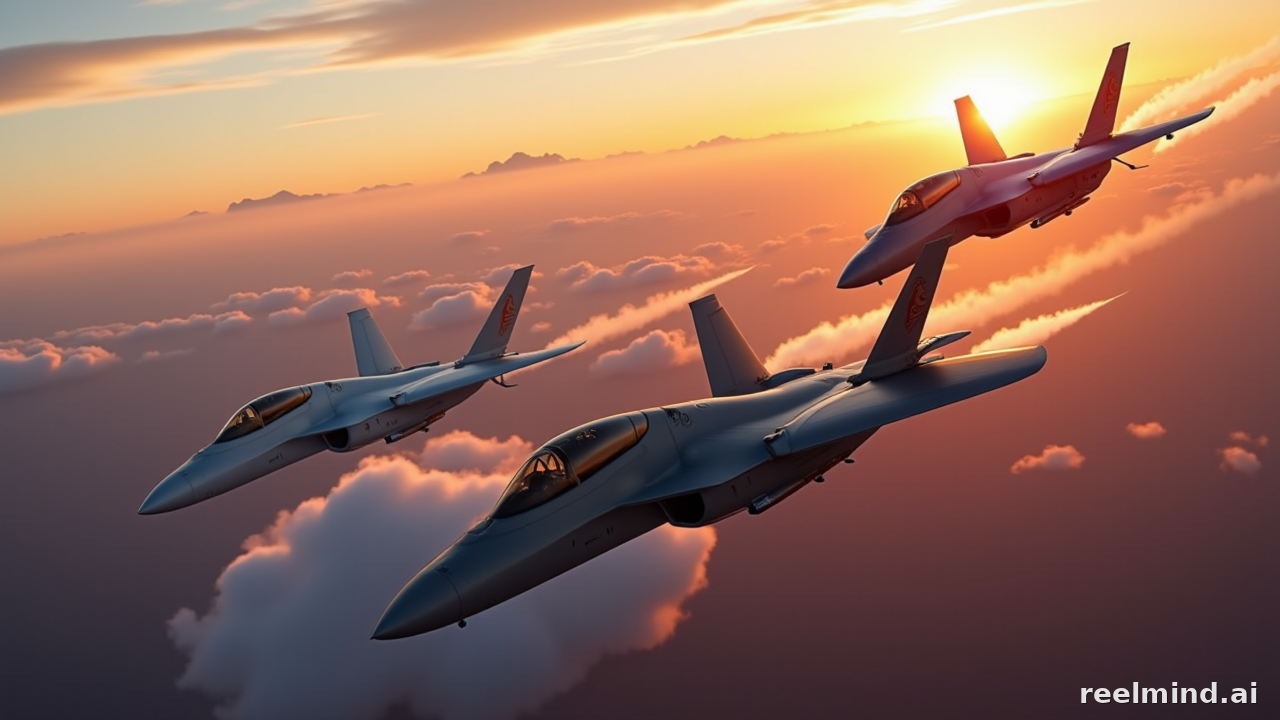 Generate AI-Powered 'China US Fighter Jet' Simulation Videos | ReelMind