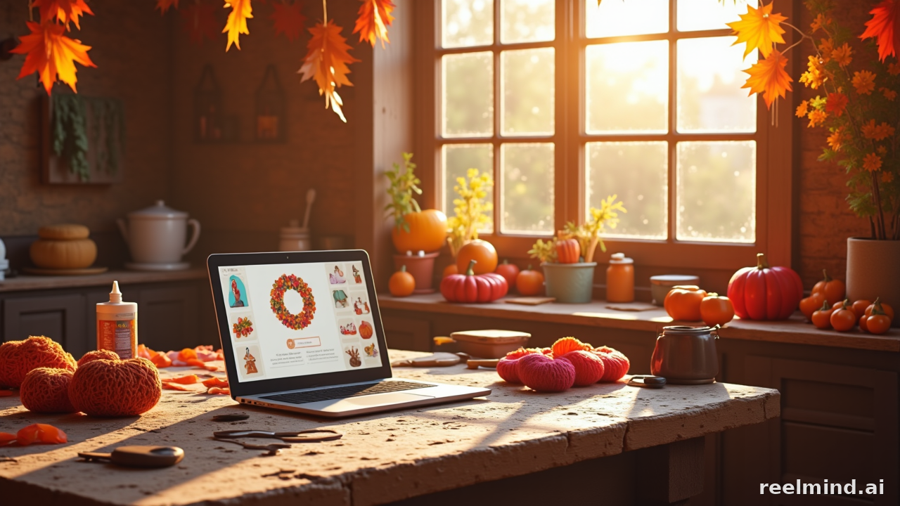 How to Use AI to Generate Prompts for DIY Seasonal Crafts | ReelMind