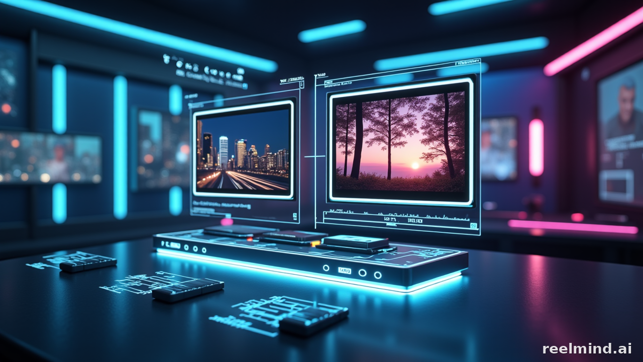 AI Video Split Screens: Compare Clips Side by Side | ReelMind