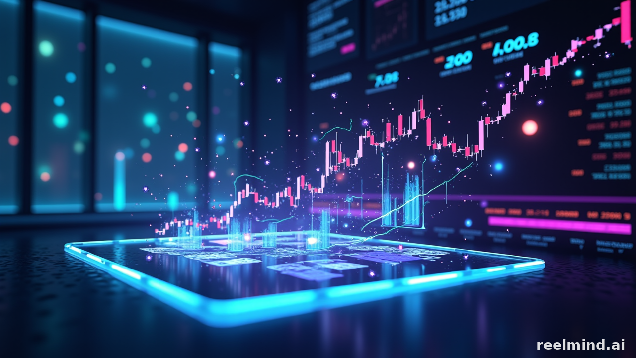 AI-Powered Stock Market Visualizations: VRT, T, and SOFI Trends | ReelMind