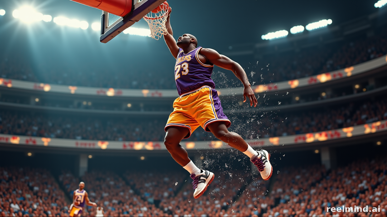Shaquille O’Neal’s Dominance in AI-Generated Highlights | ReelMind
