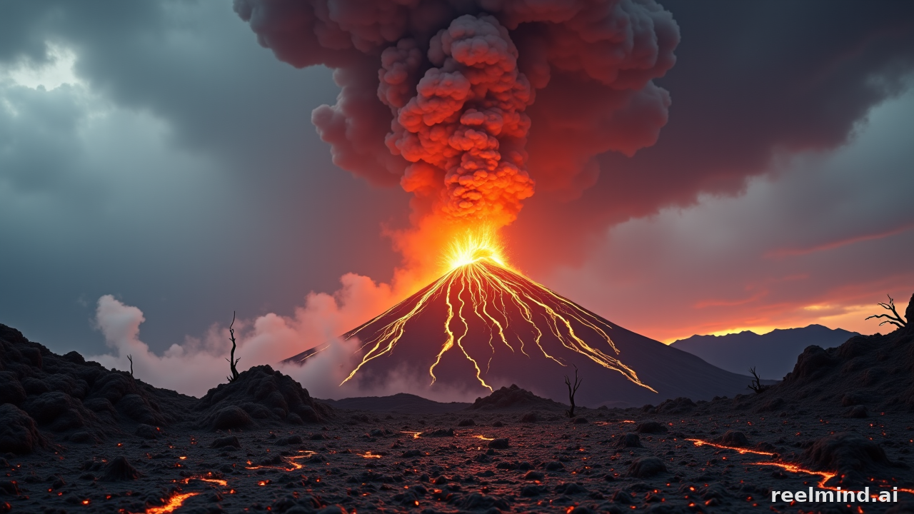 The Best AI Prompts for Creating Stunning Volcano Scenes | ReelMind