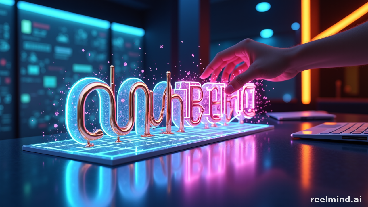 AI Video Text Effects: Animate Words Like a Pro | ReelMind