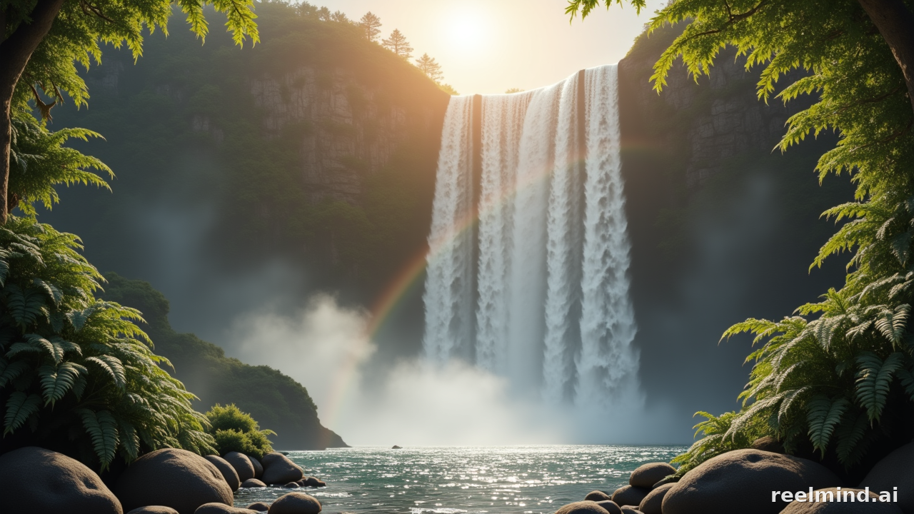 The Best AI Prompts for Creating Stunning Waterfall Scenes | ReelMind