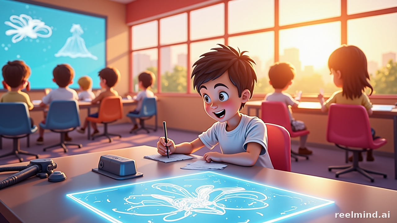 From Doodle to Digital Masterpiece: AI for Kids | ReelMind